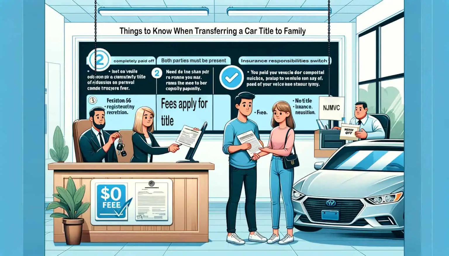 How To Transfer A Car Title To A Family Member In NJ [2025]