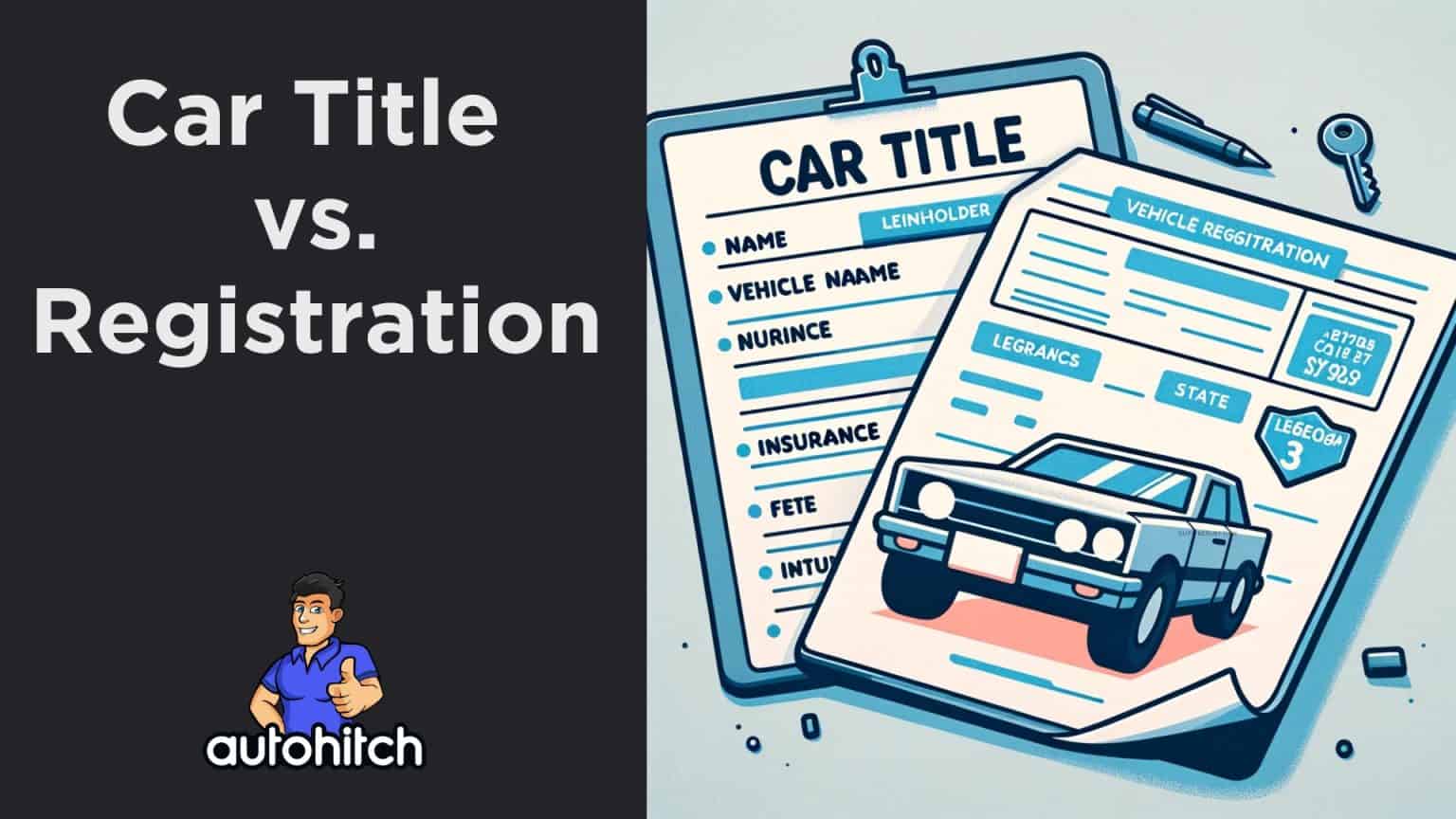 Car Title Vs. Registration - What's The Difference? [2025]