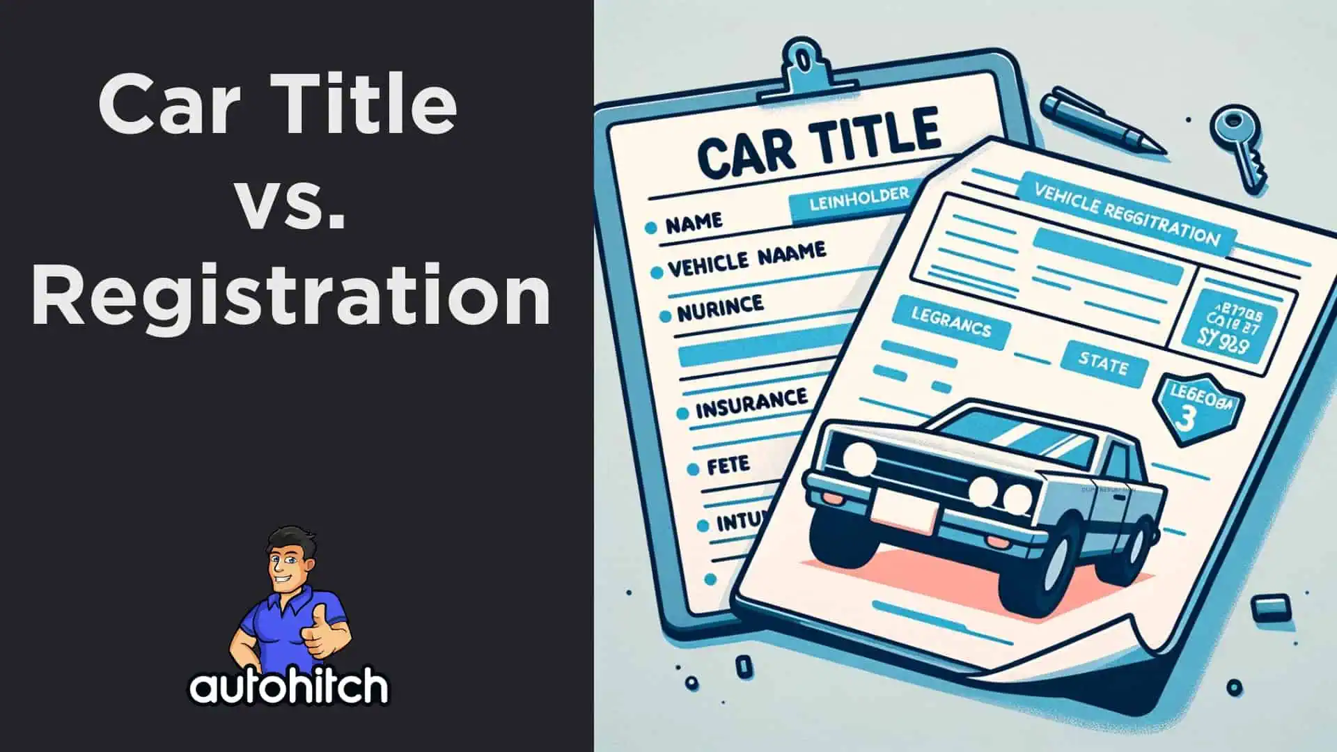 Car Title Vs. Registration - What's The Difference? [2025]