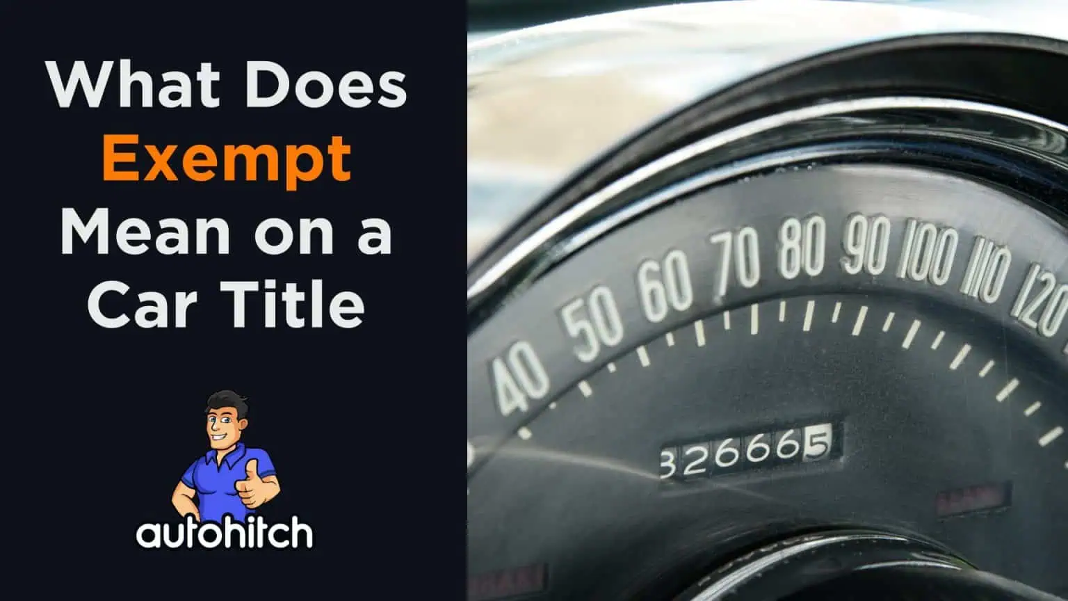What Does Exempt Mean On A Car Title [2024]
